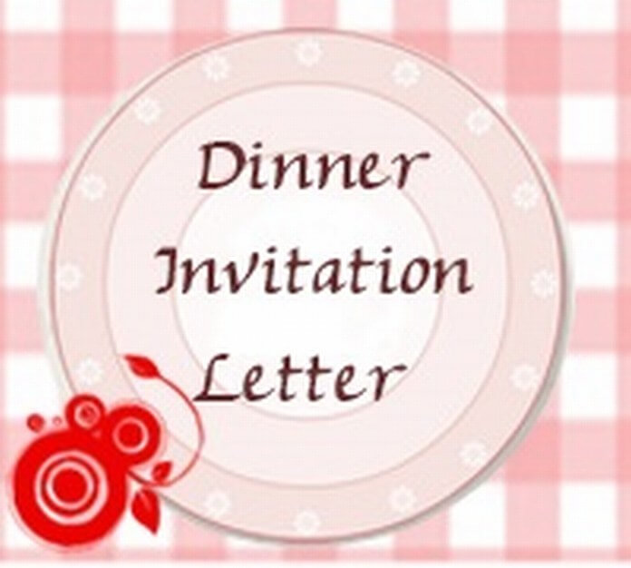 Dinner Invitation Letter Free Letters