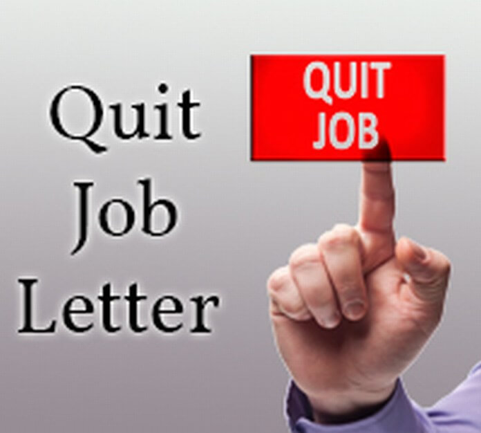 Quit Job Letter Free Letters