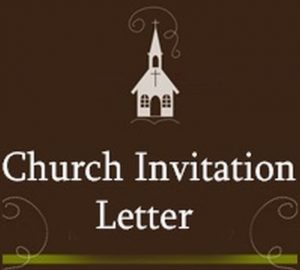 Church Welcome Letter Examples